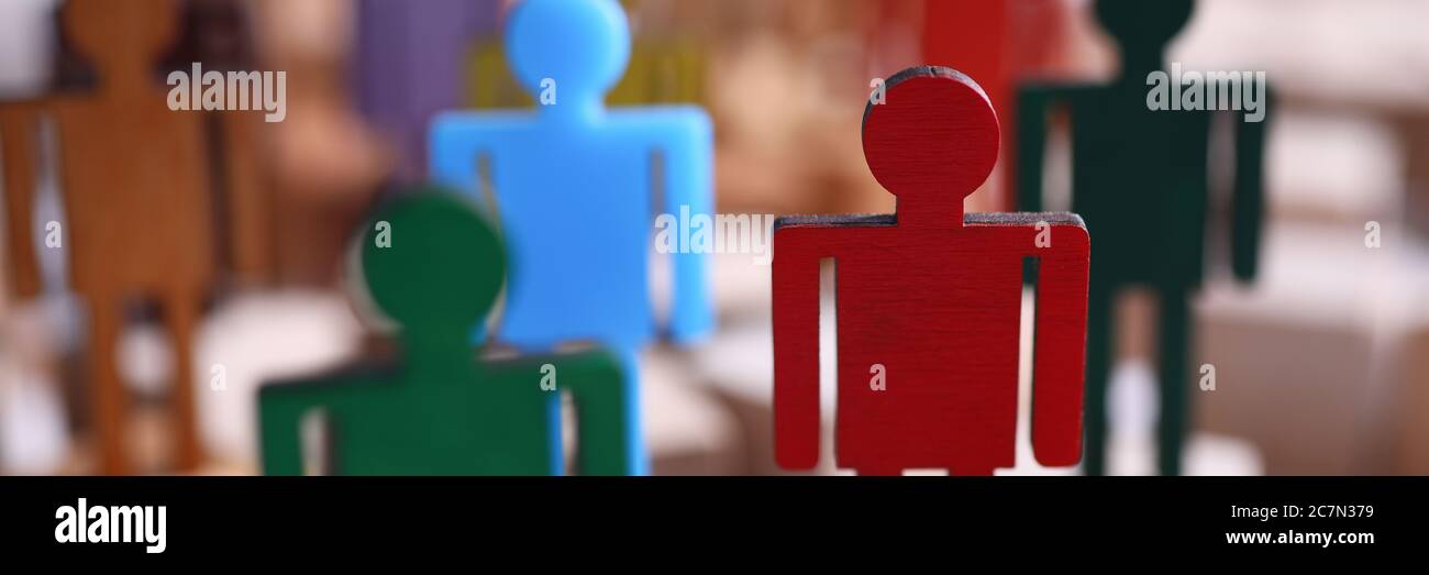 Men in wooden blocks hi-res stock photography and images - Alamy