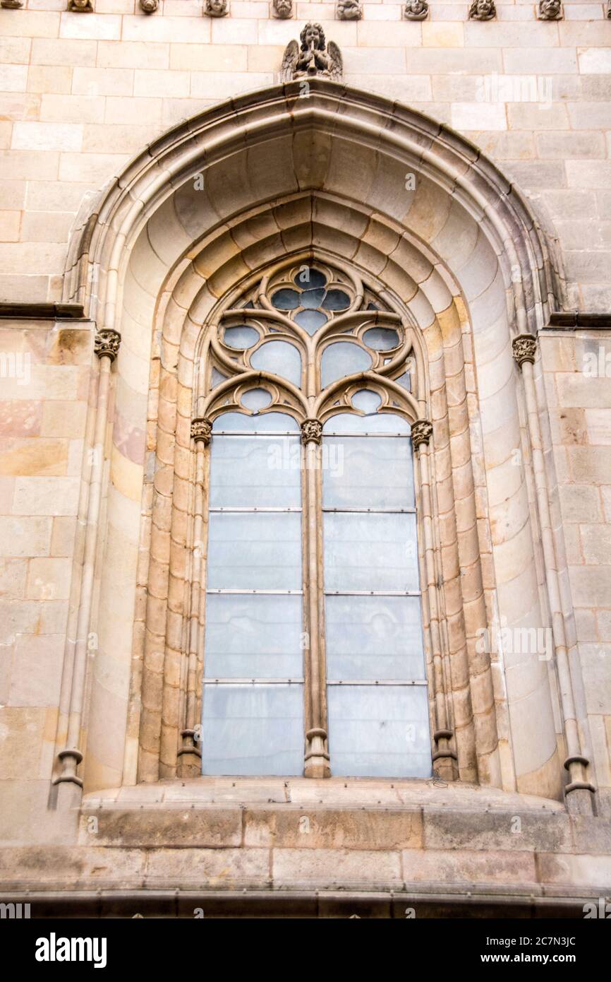 A decorative window and balcony, Barcelona, Spain Stock Photo - Alamy