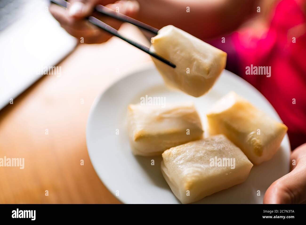 Cooked mochi rice cakes roasted toasted baked in oven in traditional ...