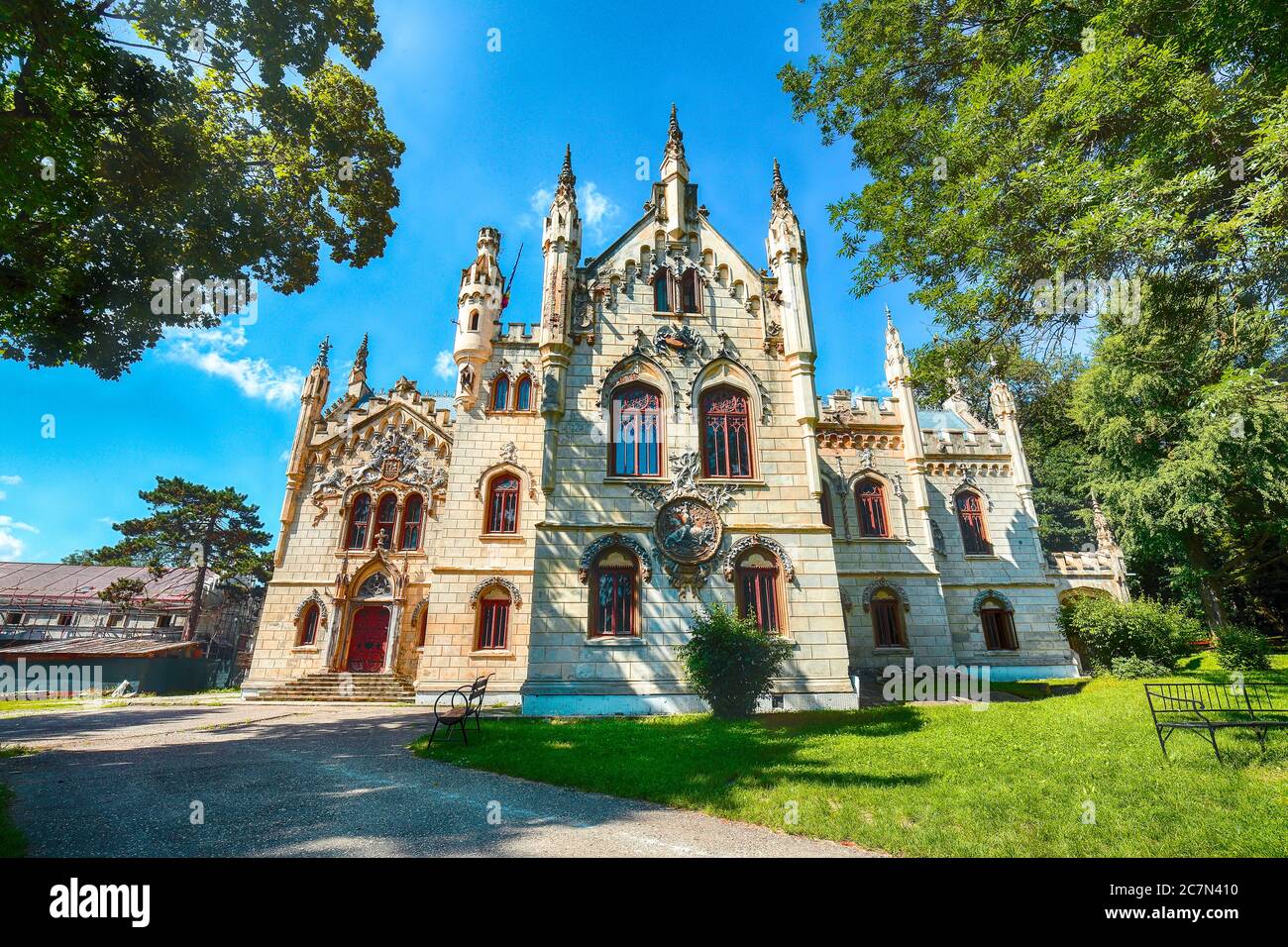 Miclauseni Castle, one of the most beautifull neo-gothic castles ...