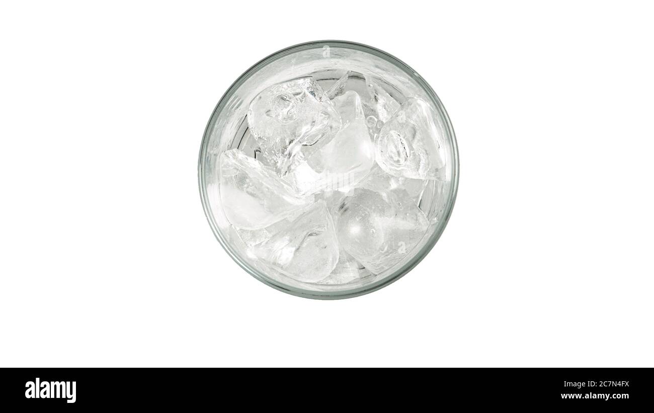 Top view ice lemon on Cut Out Stock Images & Pictures - Alamy