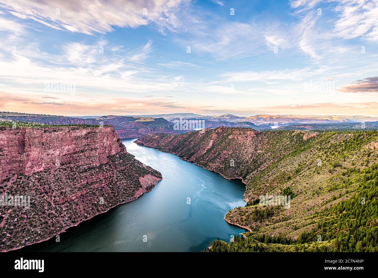 Red canyon overlook flaming gorge hi-res stock photography and images ...