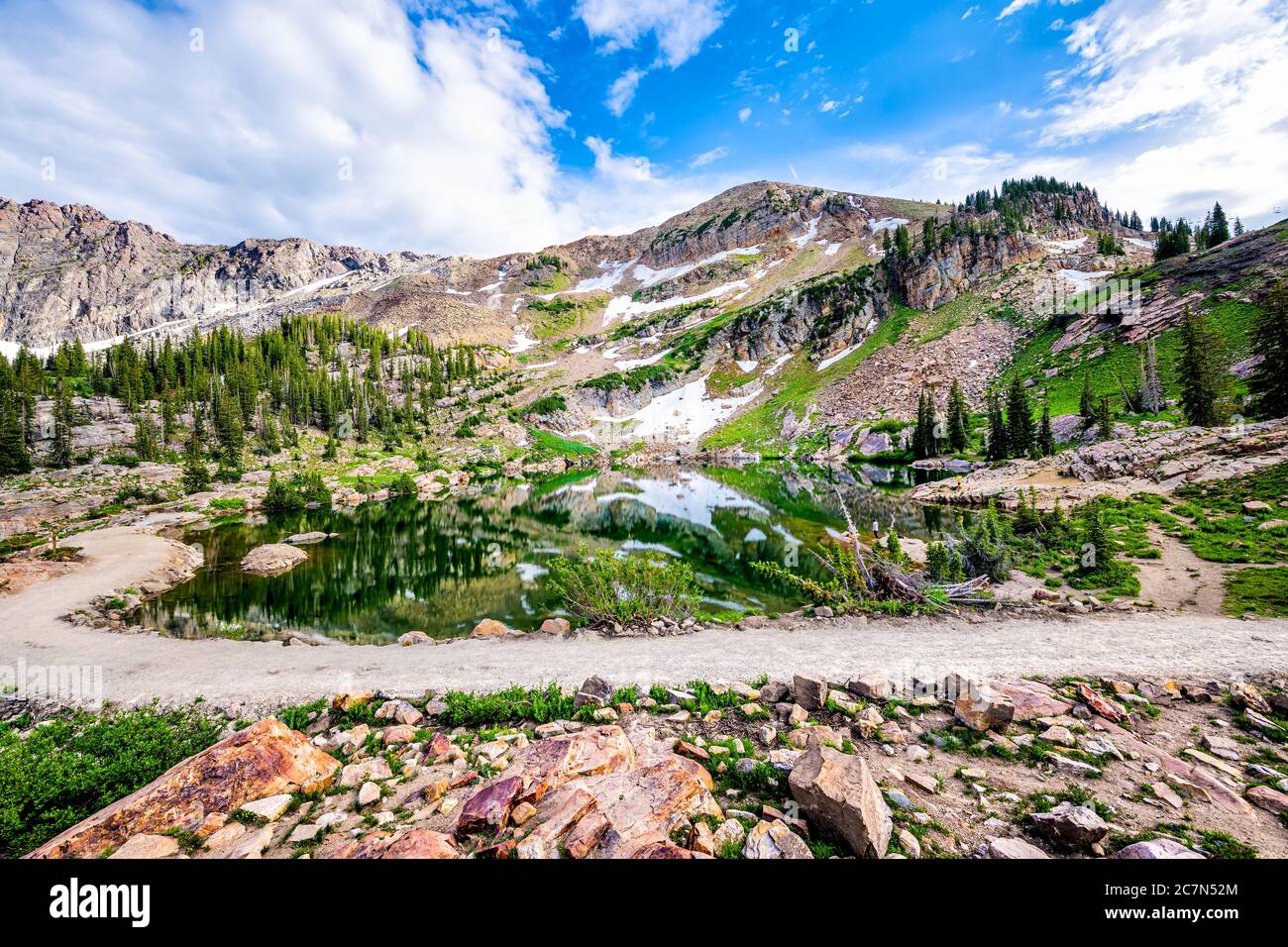 Hiking the albion basin hi-res stock photography and images - Alamy