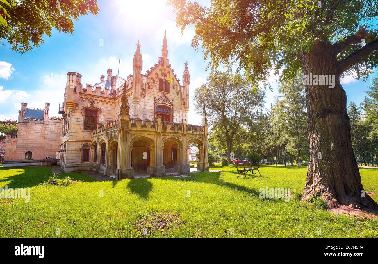 Miclauseni Castle, one of the most beautifull neo-gothic castles ...