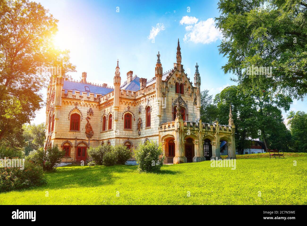 Miclauseni Castle, one of the most beautifull neo-gothic castles ...