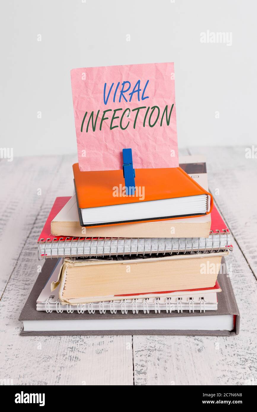 Word writing text Viral Infection. Business photo showcasing Specific ...