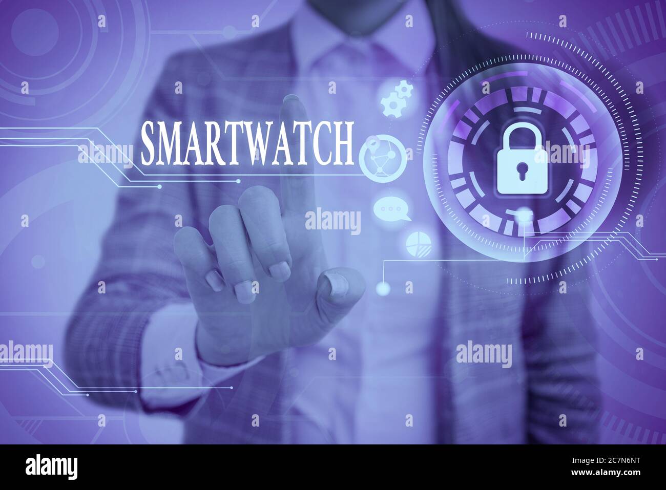 Word writing text Smartwatch. Business photo showcasing a touchscreen ...