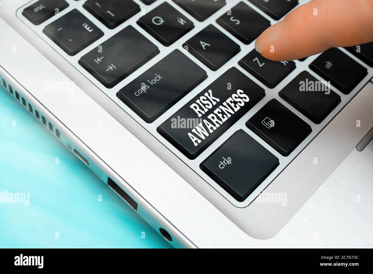 Handwriting text Risk Awareness. Conceptual photo recognizing factors ...