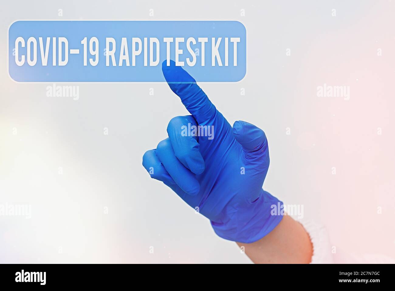 Handwriting text Rapid Test Kit. Conceptual photo Emergency medical ...