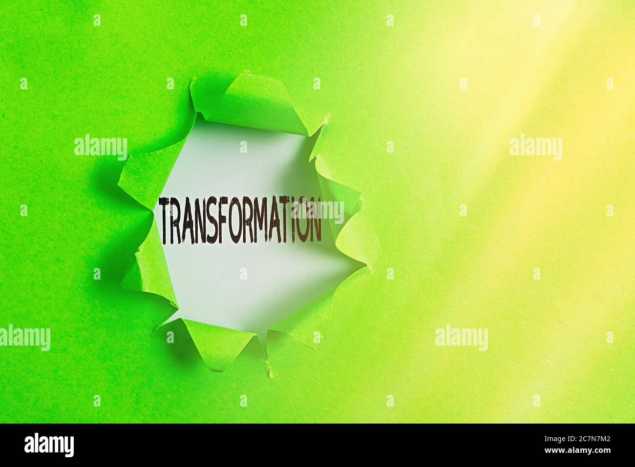Word writing text Transformation. Business photo showcasing a dramatic ...