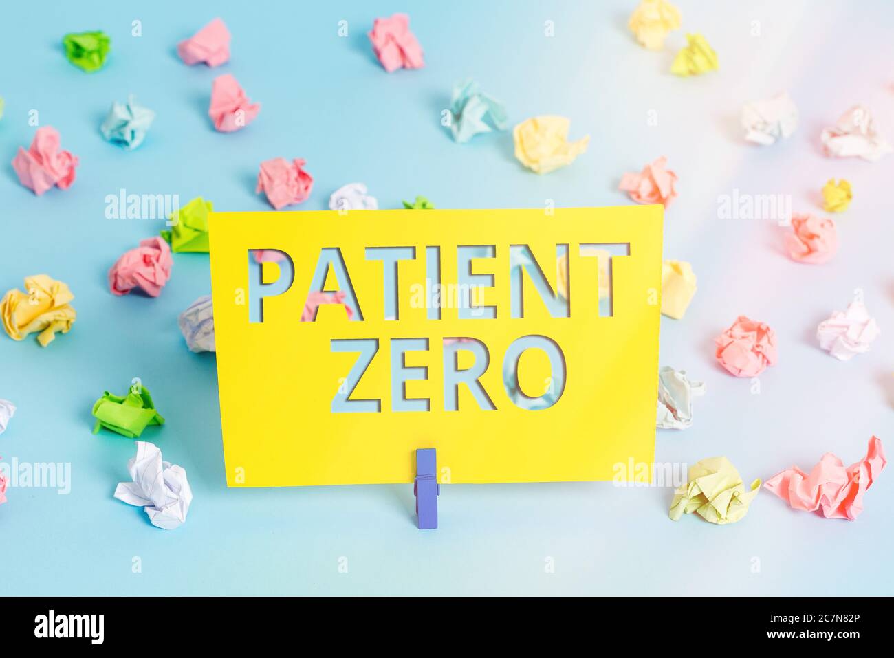 Text sign showing Patient Zero. Business photo text primary disease ...