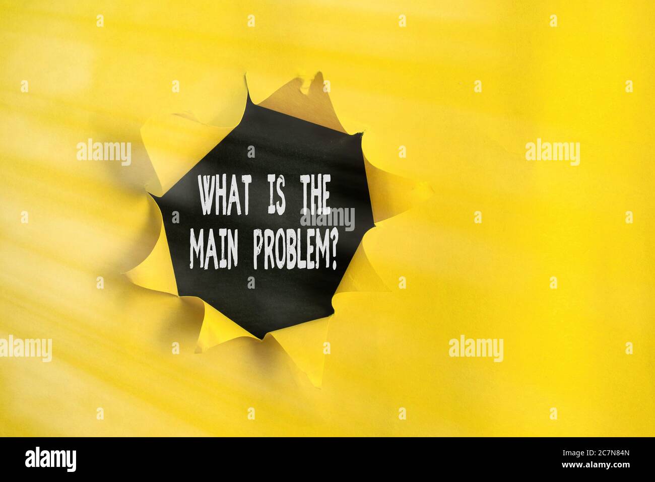 Text sign showing What Is The Main Problem Question. Business photo ...