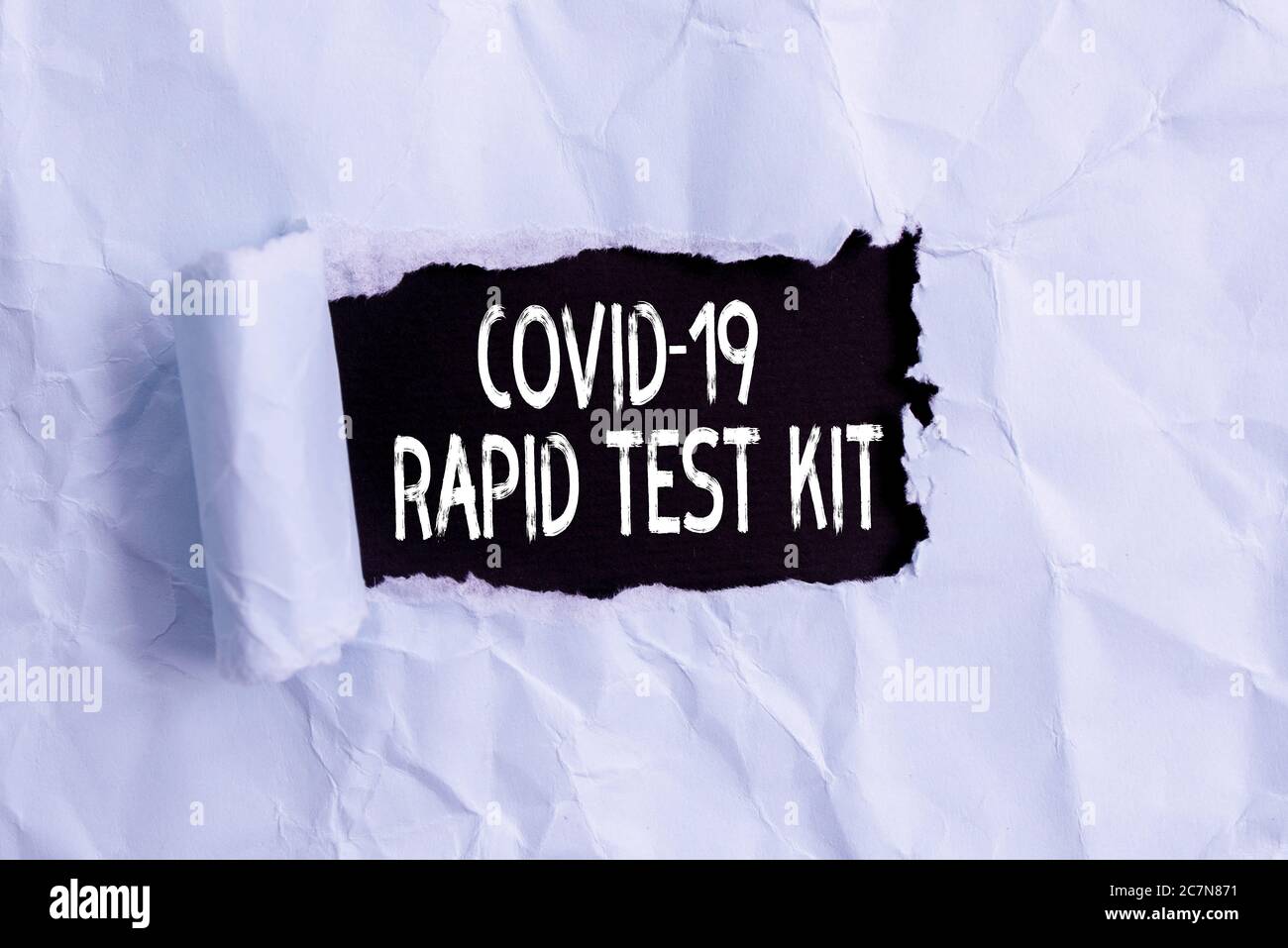 Handwriting text Rapid Test Kit. Conceptual photo Emergency medical ...