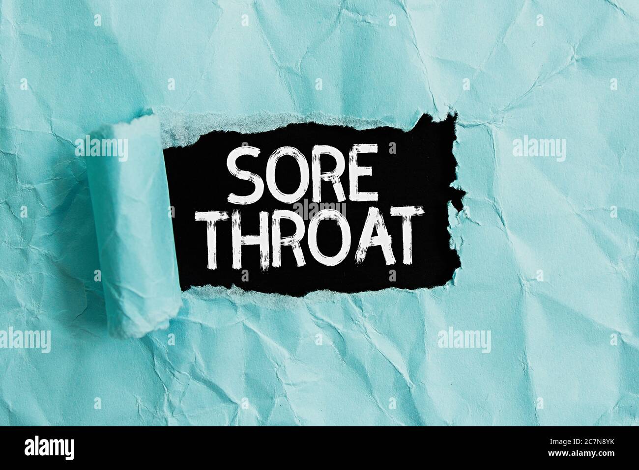 Handwriting text Sore Throat. Conceptual photo Inflammation ot the ...