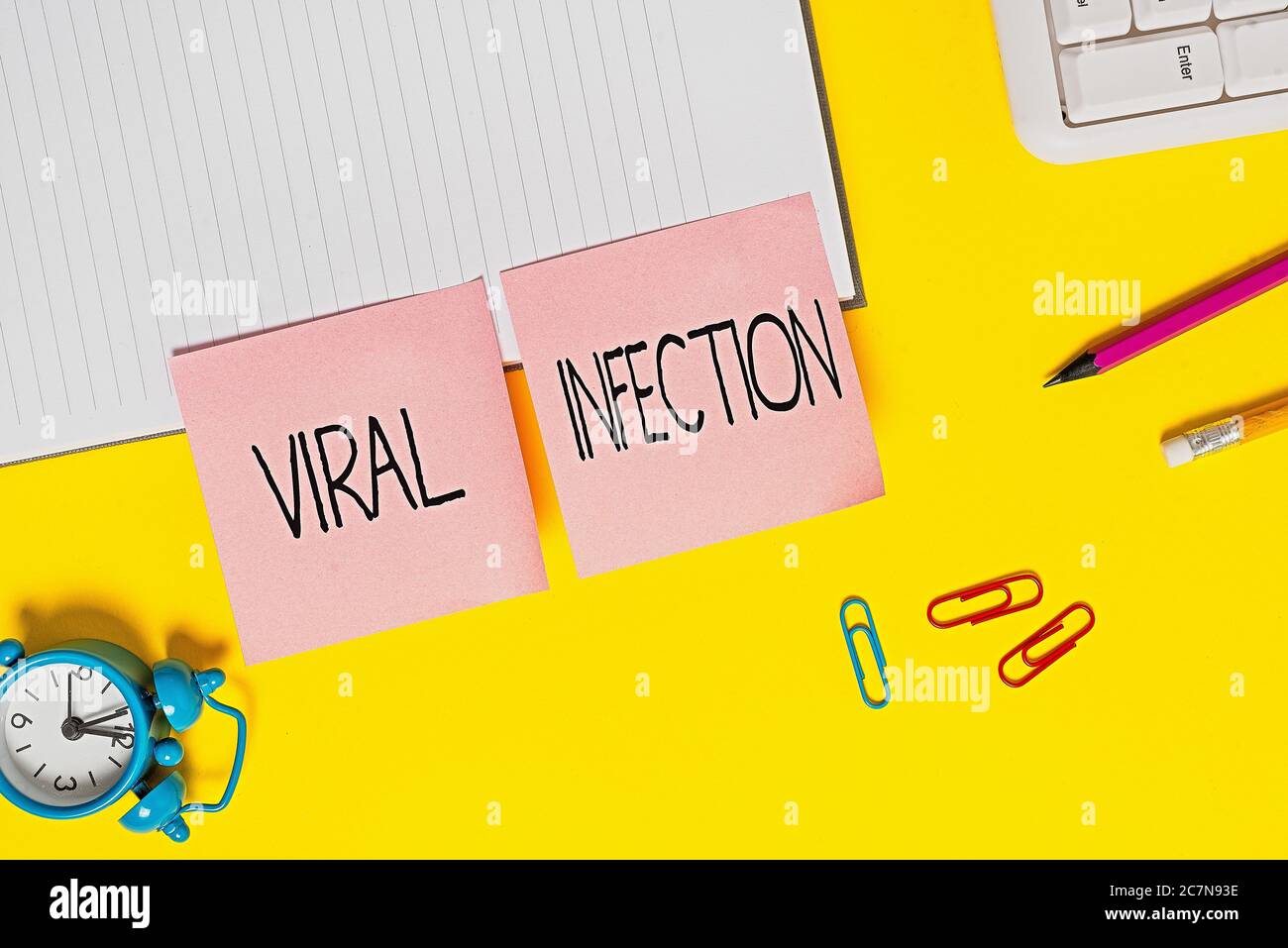 Handwriting text Viral Infection. Conceptual photo Specific attack of ...