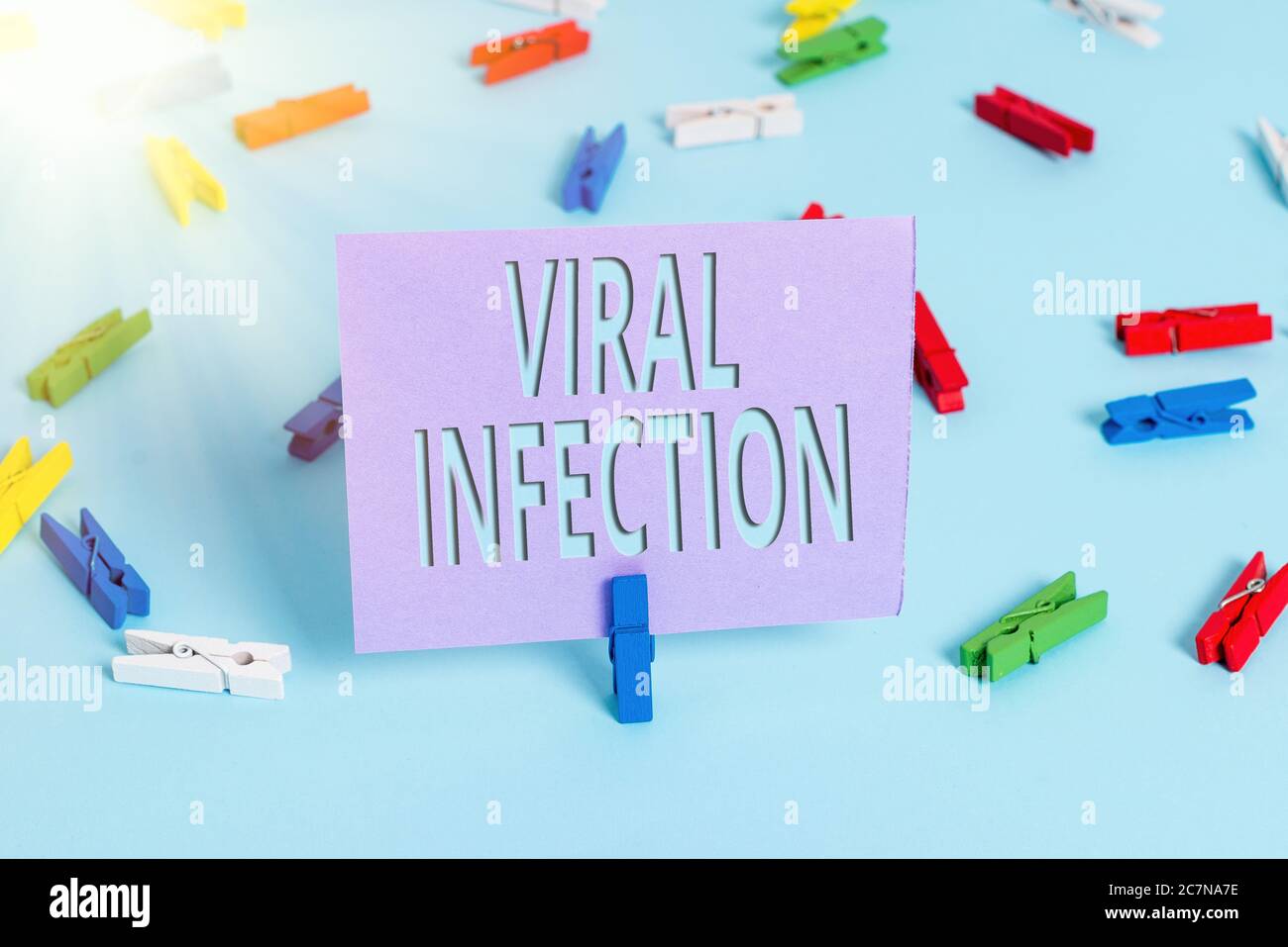 Handwriting text writing Viral Infection. Conceptual photo Specific ...