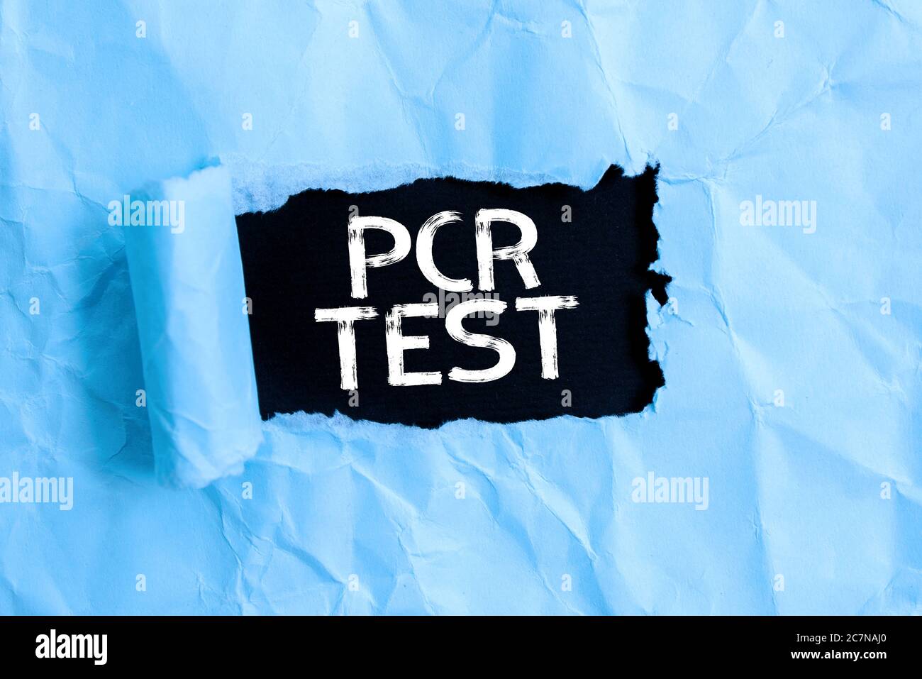 Handwriting text Pcr Test. Conceptual photo qualitative detection of ...