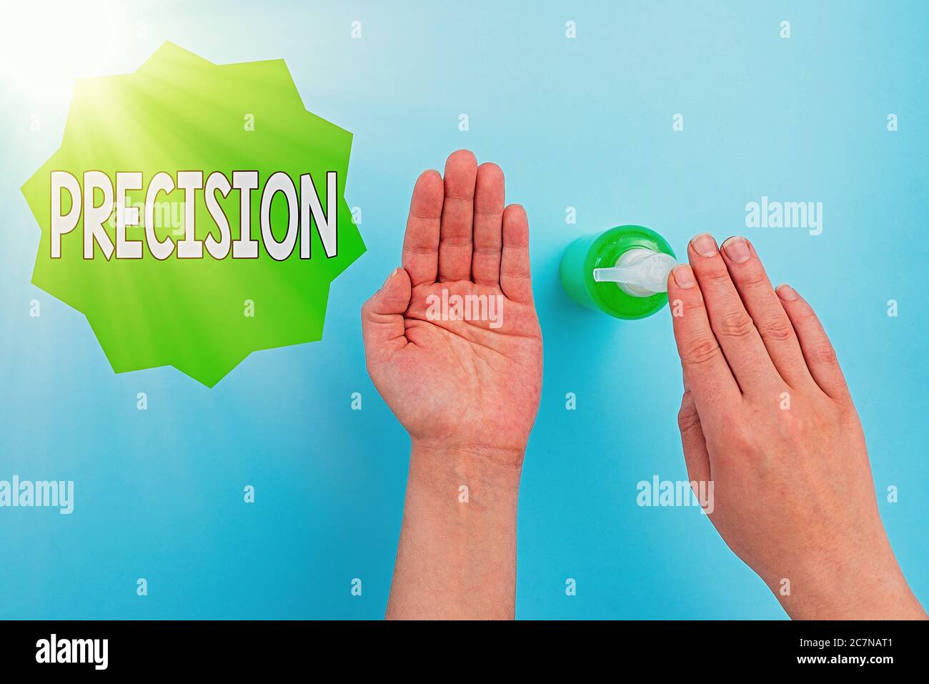 Word writing text Precision. Business photo showcasing the degree of ...