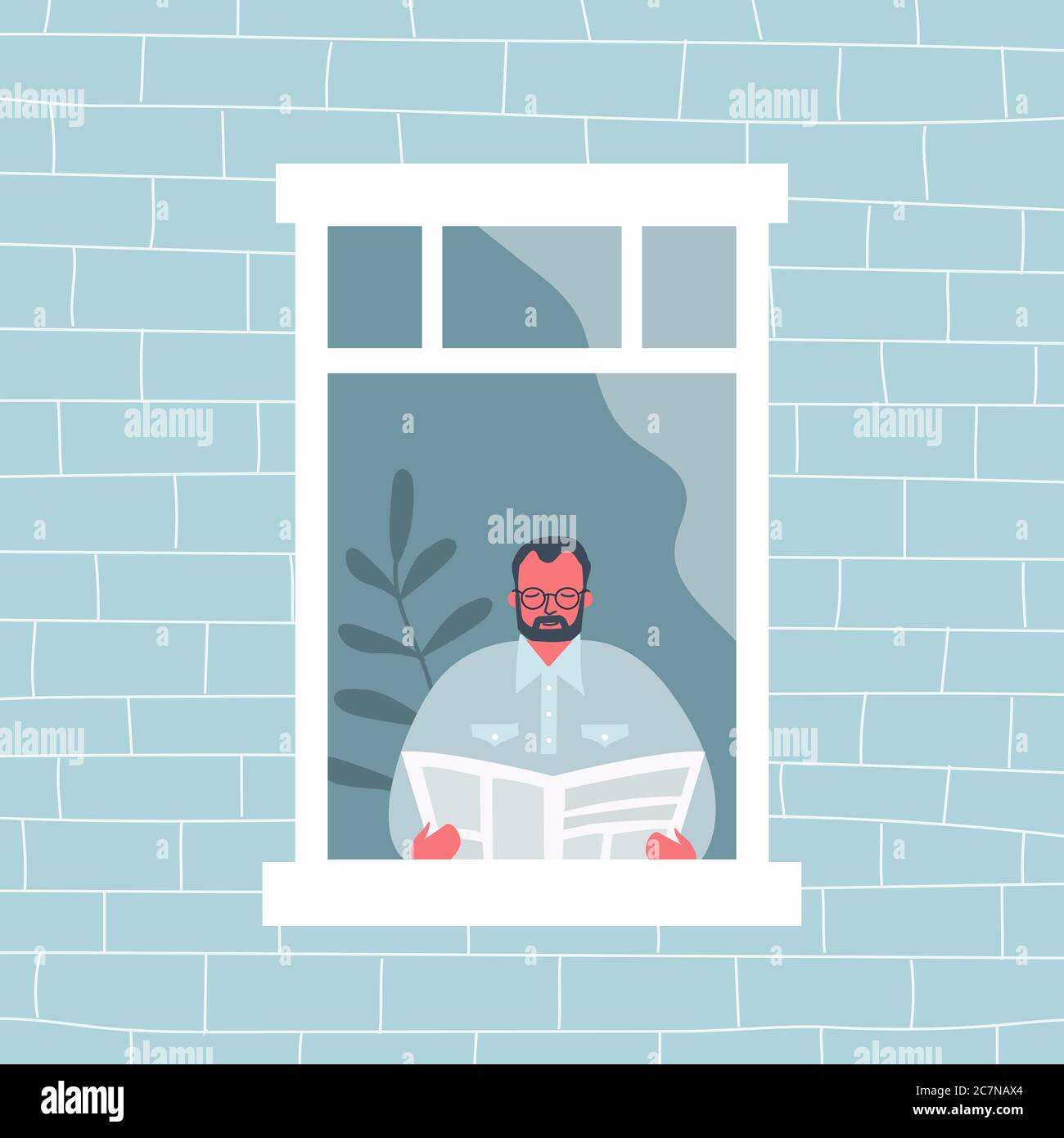 Illustration from a newspaper hi-res stock photography and images - Alamy