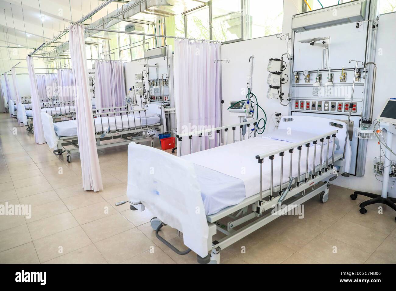 HERMOSILLO, MEXICO - JULY 17 : Inauguration of the operational unit of ...