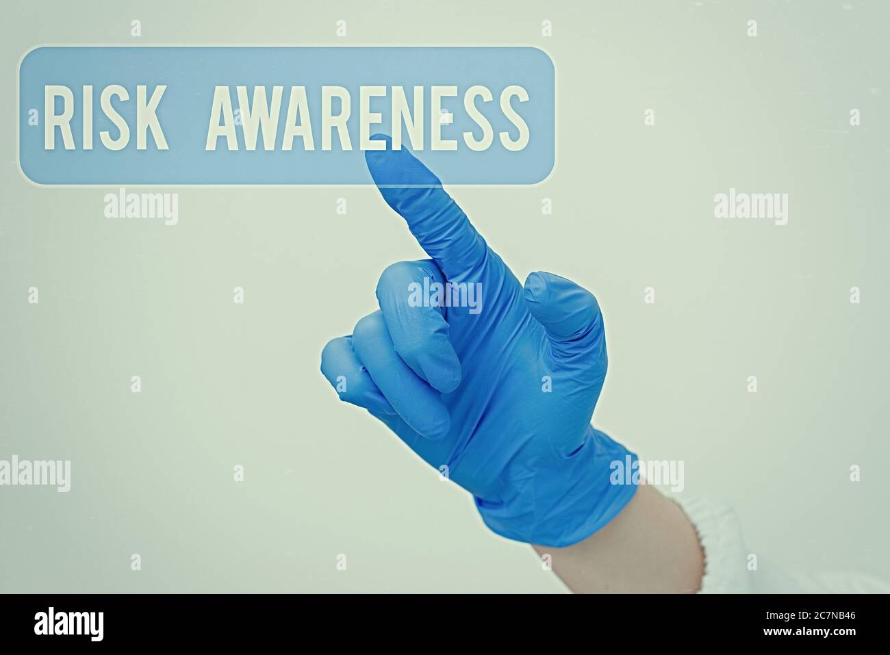 Handwriting text Risk Awareness. Conceptual photo recognizing factors ...