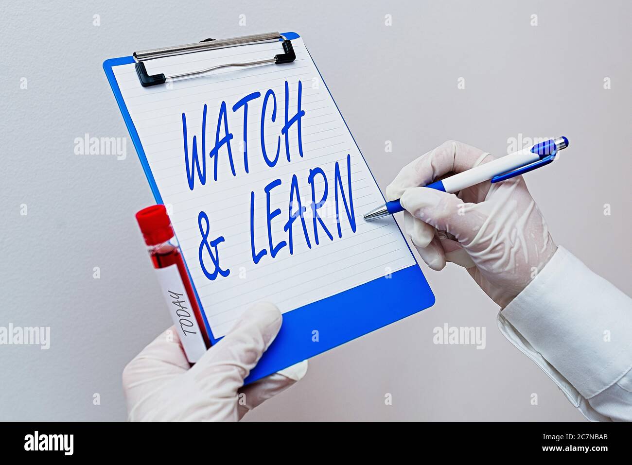 Word writing text Watch And Learn. Business photo showcasing ...
