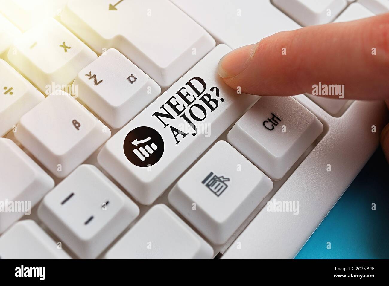 Conceptual hand writing showing Need A Job Question. Concept meaning to ...