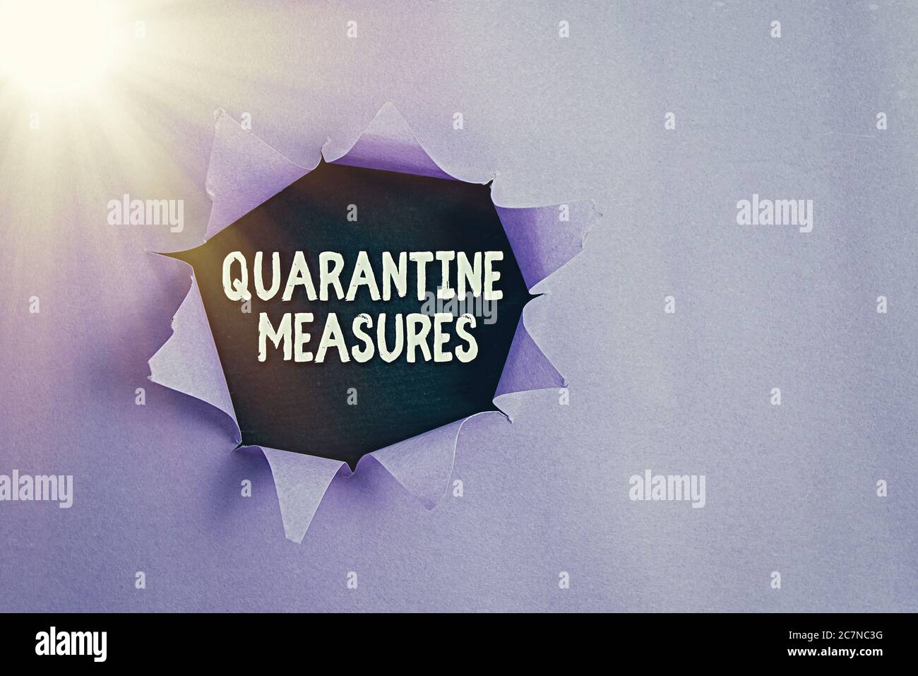 Conceptual hand writing showing Quarantine Measures. Concept meaning ...