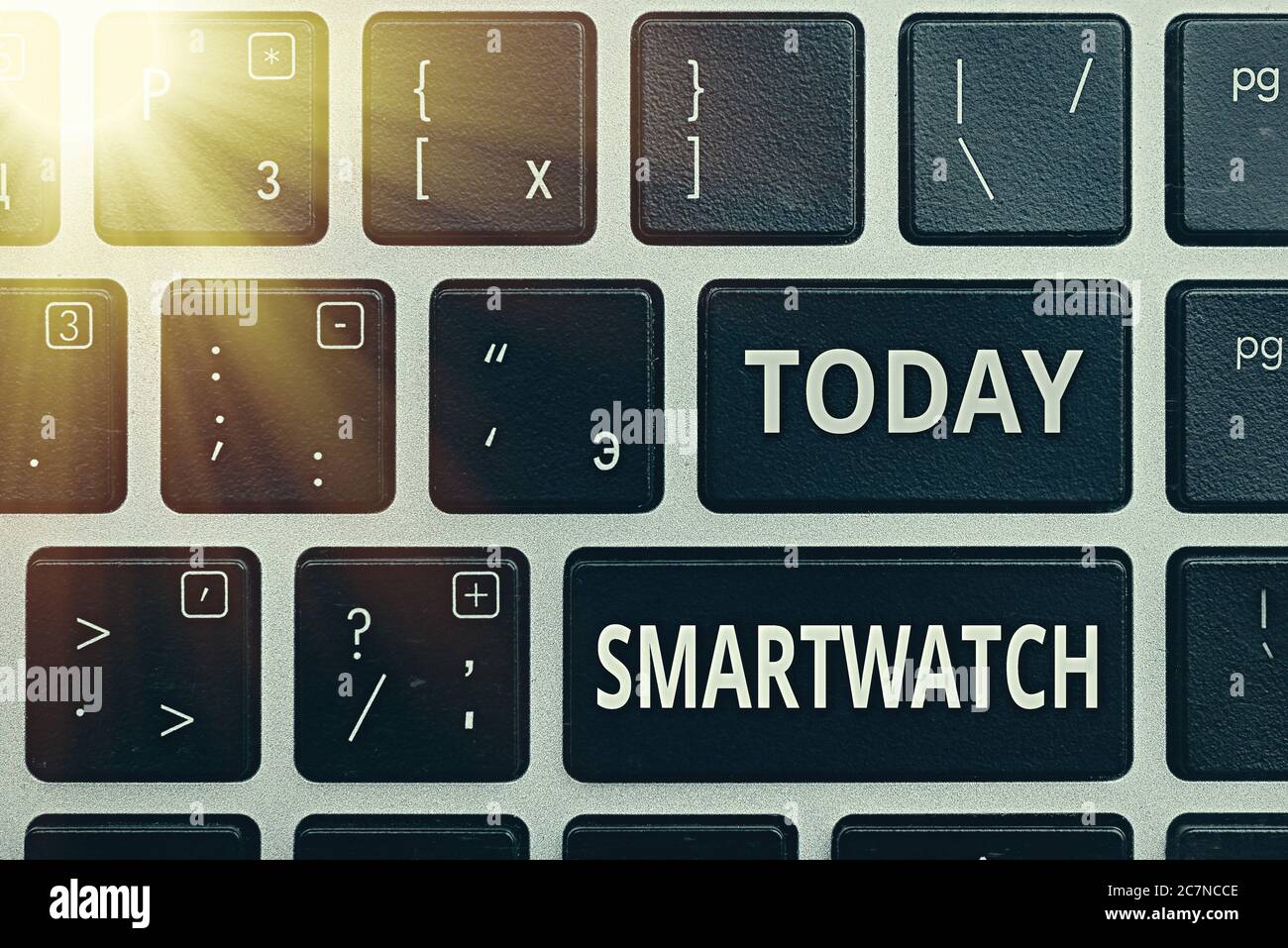 Handwriting text Smartwatch. Conceptual photo a touchscreen mobile ...