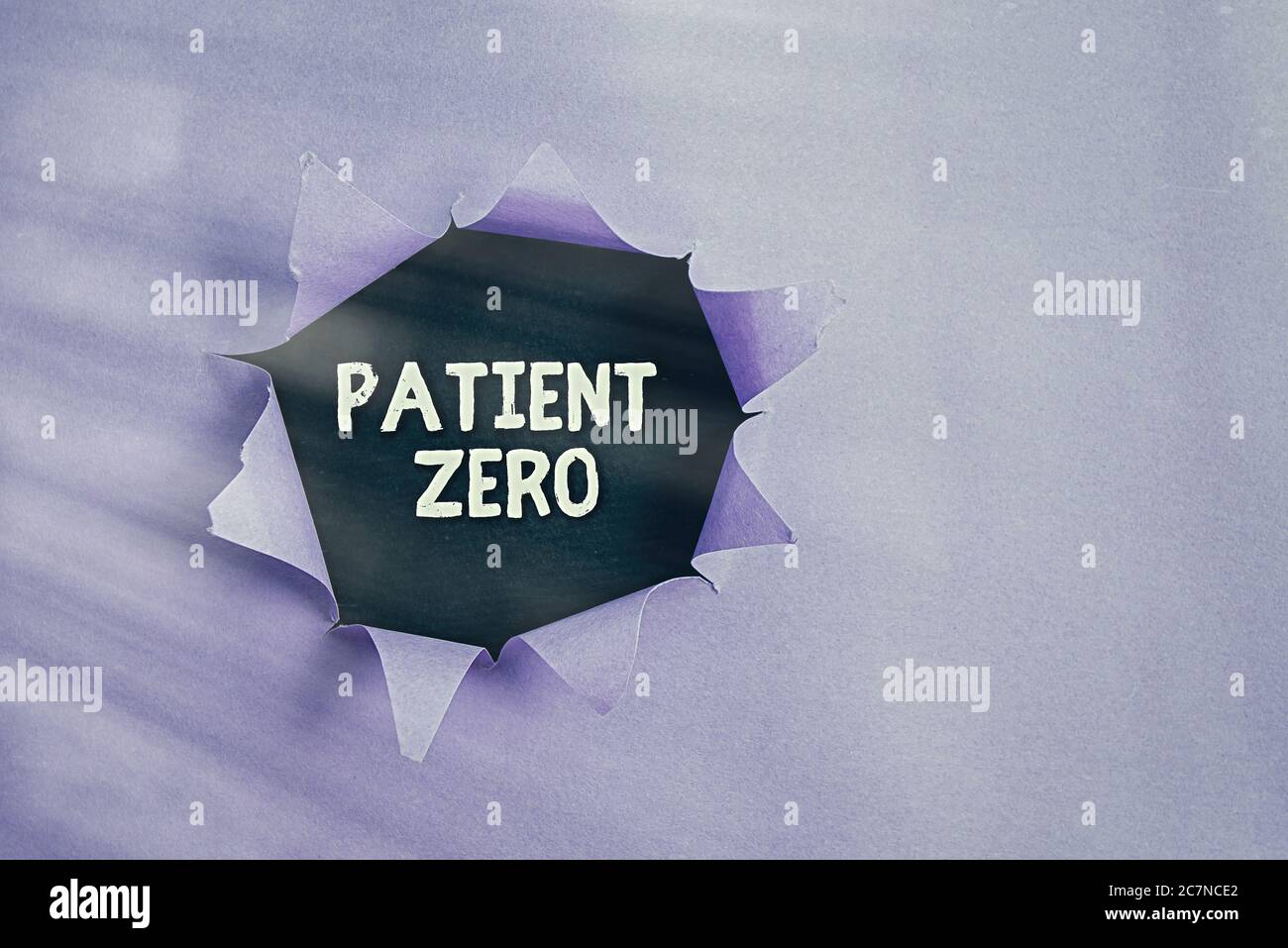 Conceptual hand writing showing Patient Zero. Concept meaning primary ...