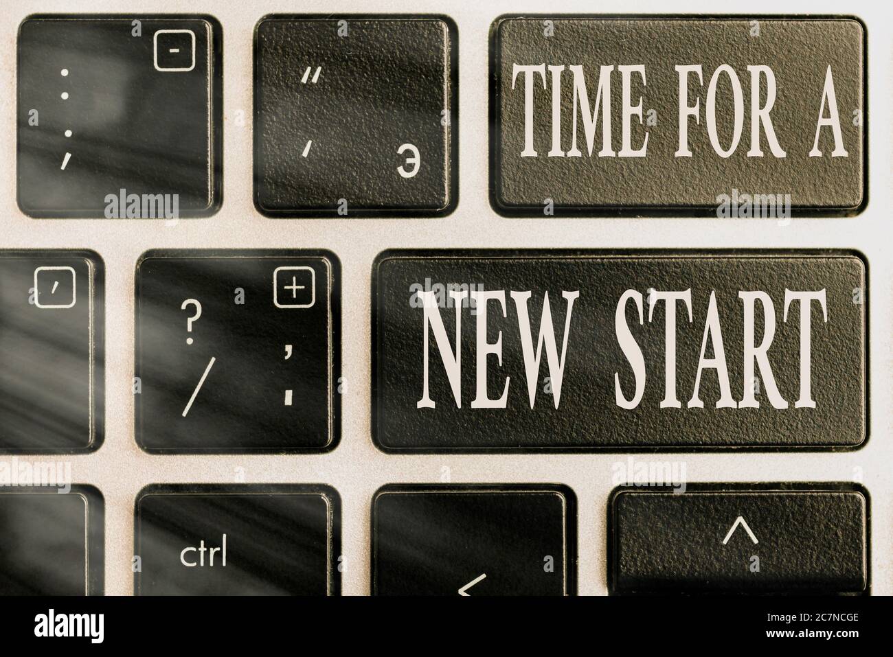 Text sign showing Time For A New Start. Business photo showcasing the ...