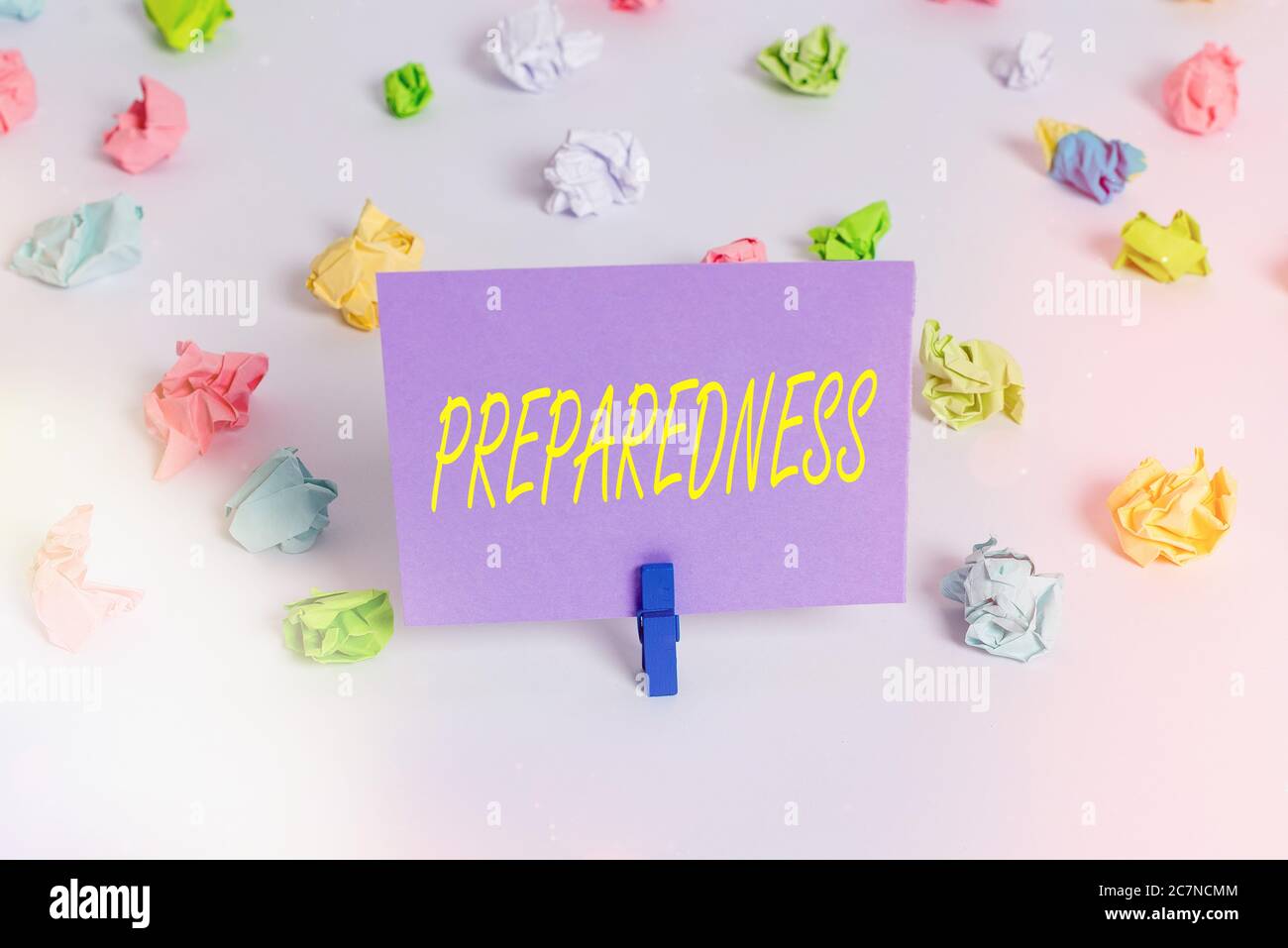 Handwriting text writing Preparedness. Conceptual photo quality or ...