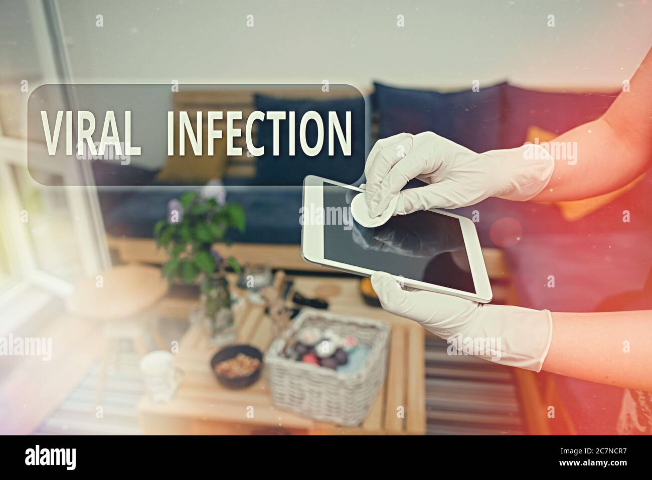 Handwriting text writing Viral Infection. Conceptual photo Specific ...