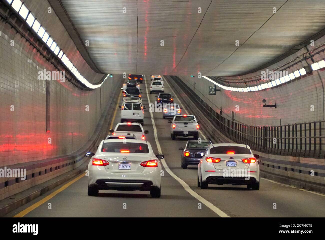 Virginia, U.S.A - June 29, 2020 - The traffic inside Chesapeake Bay ...