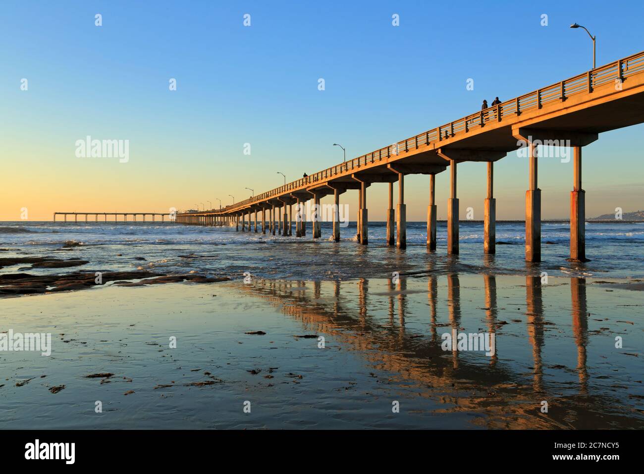 Ocean Beach Pier, San Diego, California, USA Stock Photo - Alamy