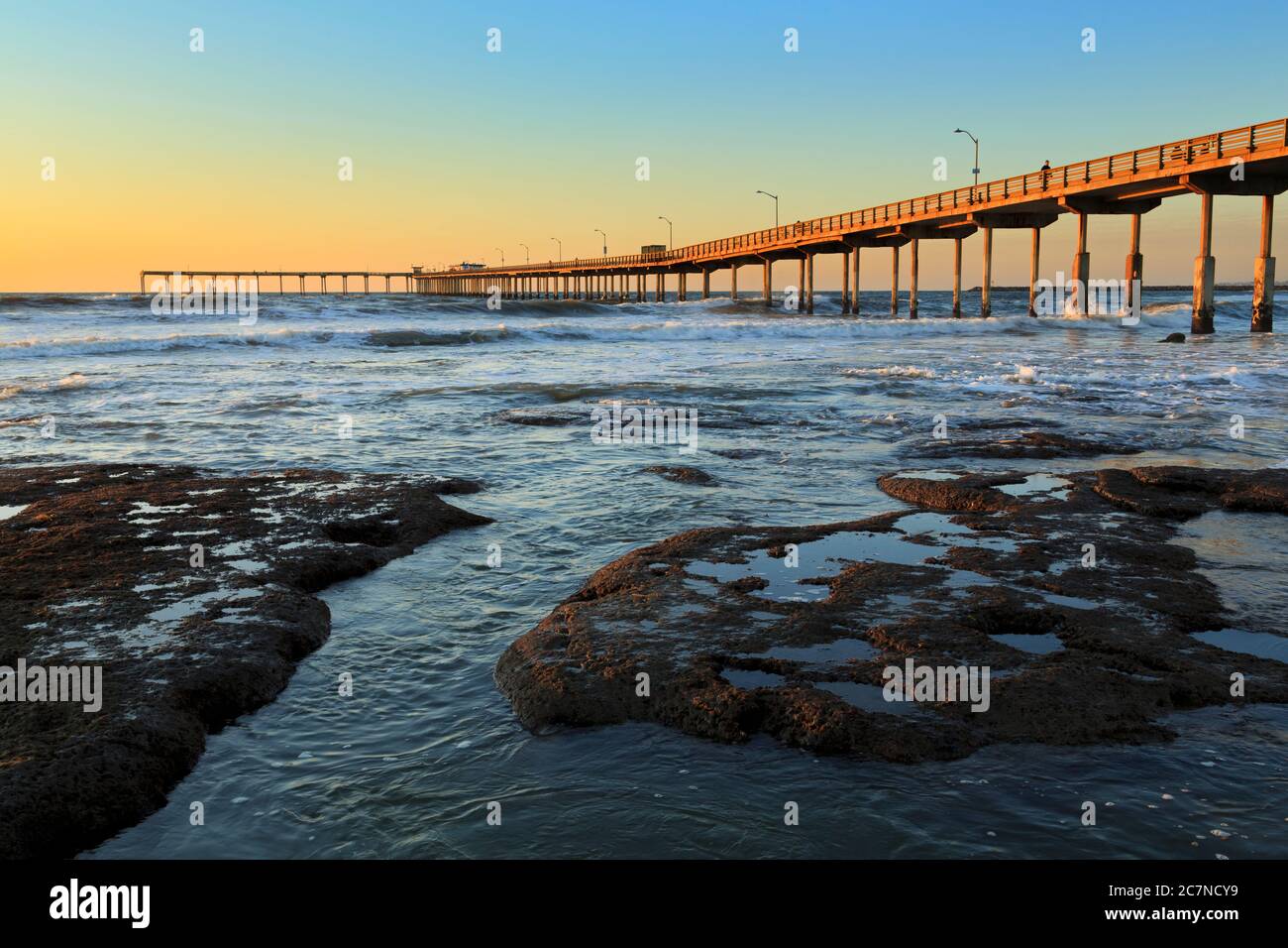 Ocean Beach Pier, San Diego, California, USA Stock Photo - Alamy