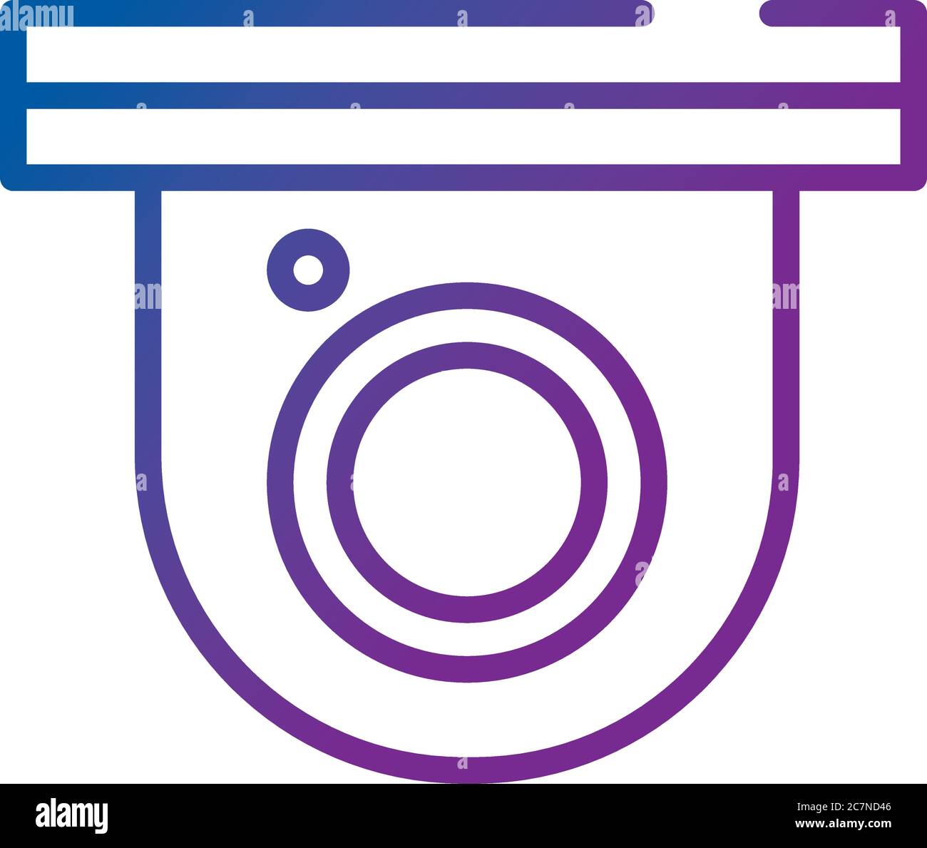 Surveillance camera dome Stock Vector Images - Alamy