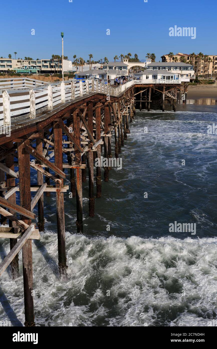 Crystal Pier, Pacific Beach, San Diego, California, USA Stock Photo - Alamy