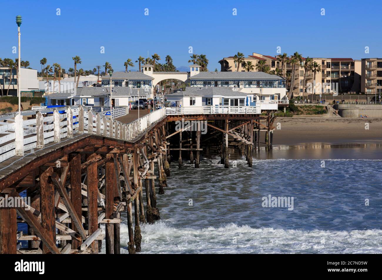 Crystal Pier, Pacific Beach, San Diego, California, USA Stock Photo - Alamy