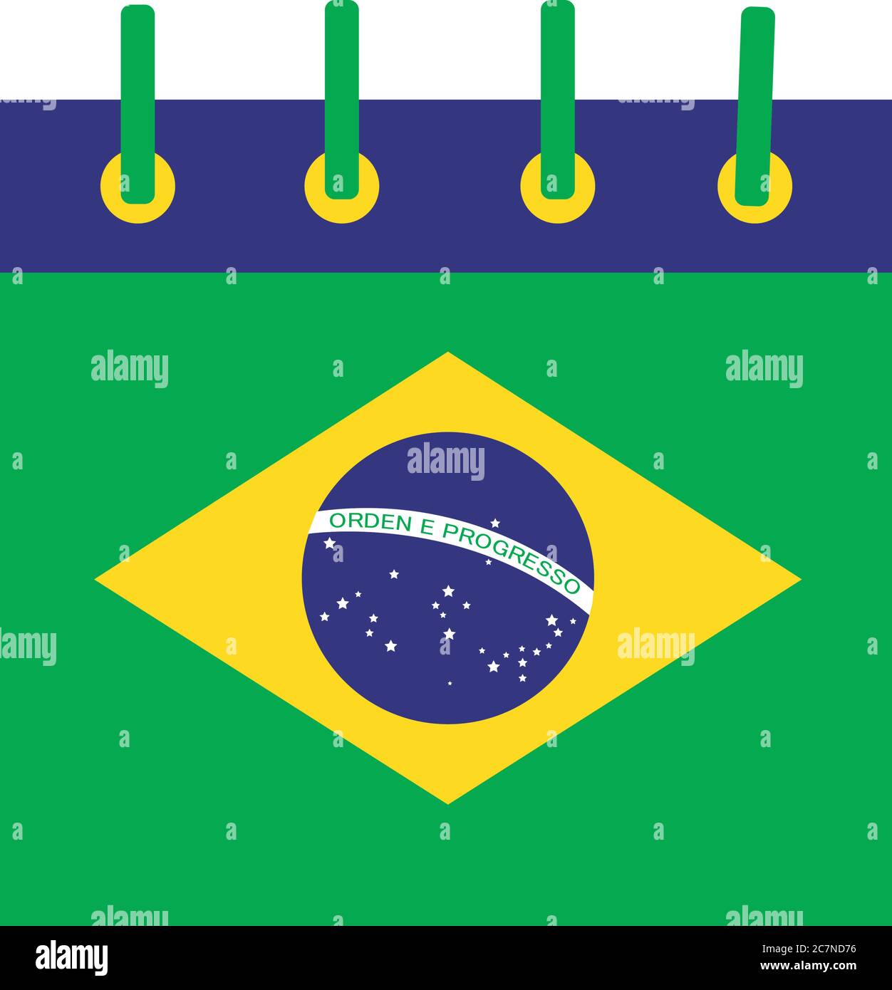 Brazilian calendar Cut Out Stock Images & Pictures - Alamy