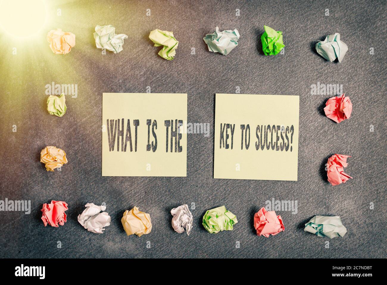 Conceptual hand writing showing What Is The Key To Success Question ...