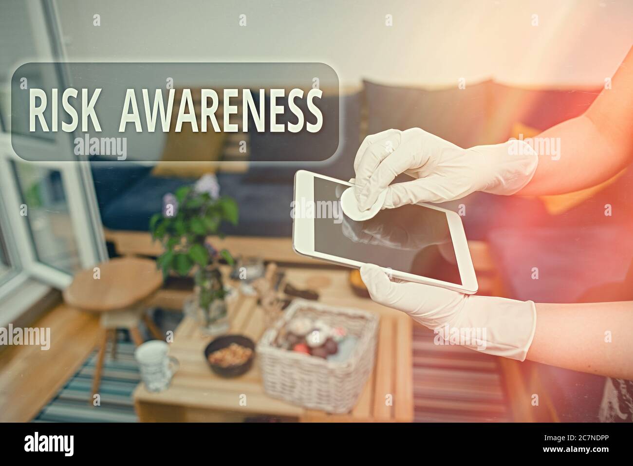 Handwriting text writing Risk Awareness. Conceptual photo recognizing ...