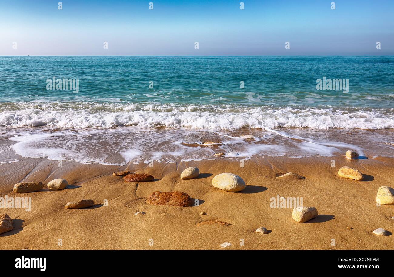 Makauda Beach Sciacca Sicily Map View Of Sciacca Hi Res Stock