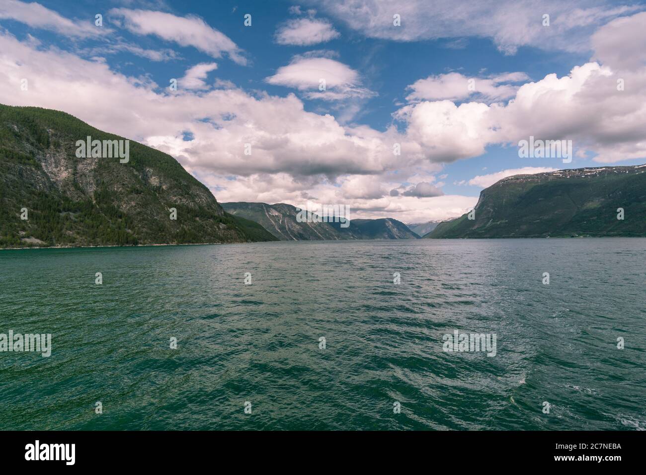 Beautiful shot of the Norwegian fjords Stock Photo - Alamy
