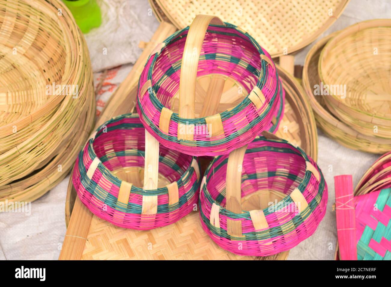 String baskets hi-res stock photography and images - Alamy