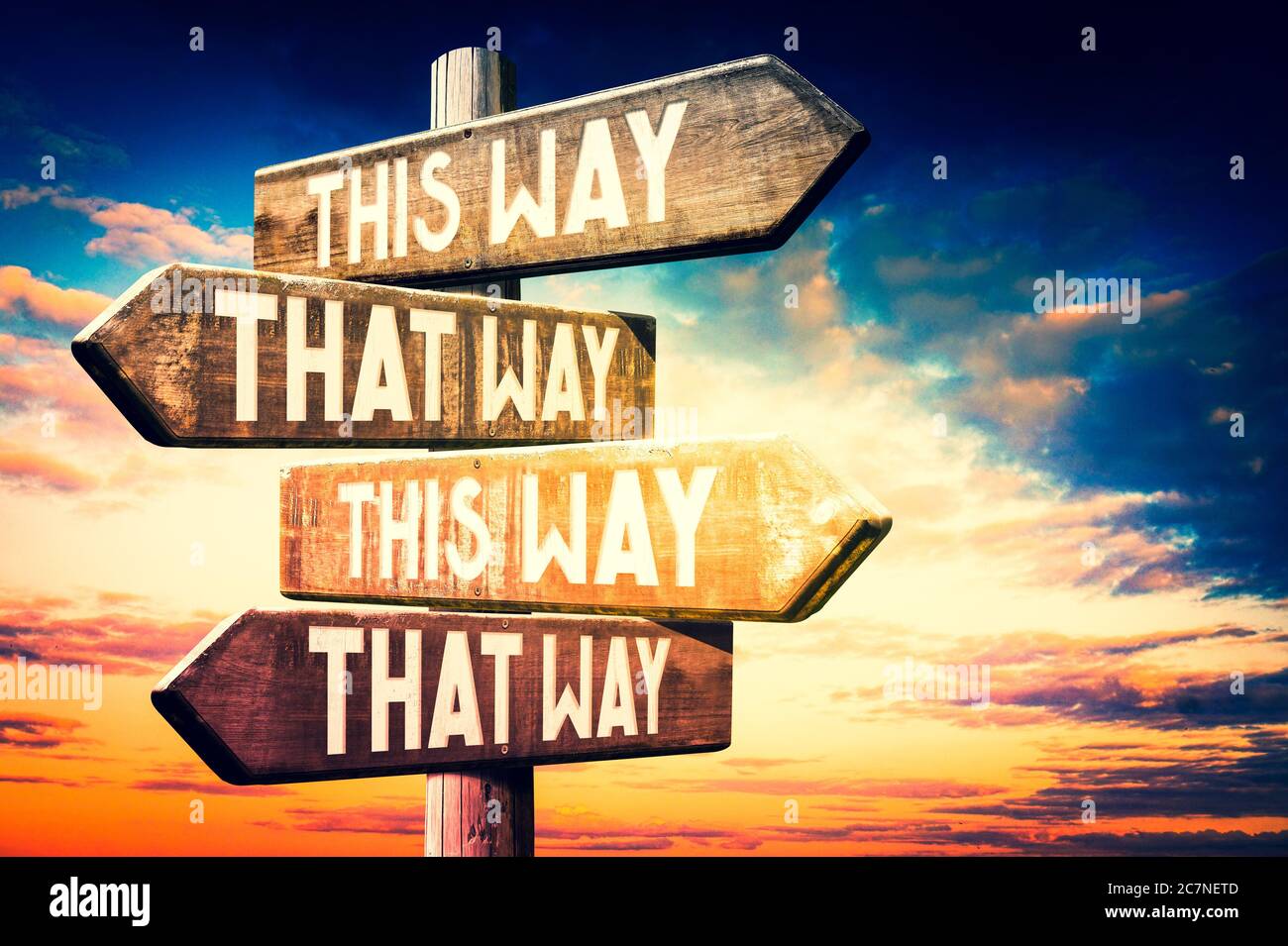 Signpost roadsign hi-res stock photography and images - Alamy