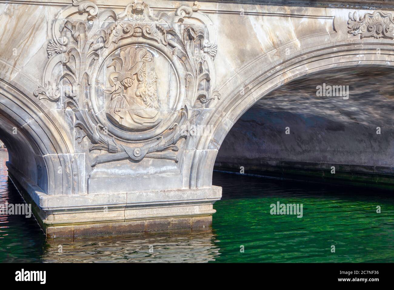 Marble Bridge Over Water Canal in Copenhagen . Marmorbroen architecture ...