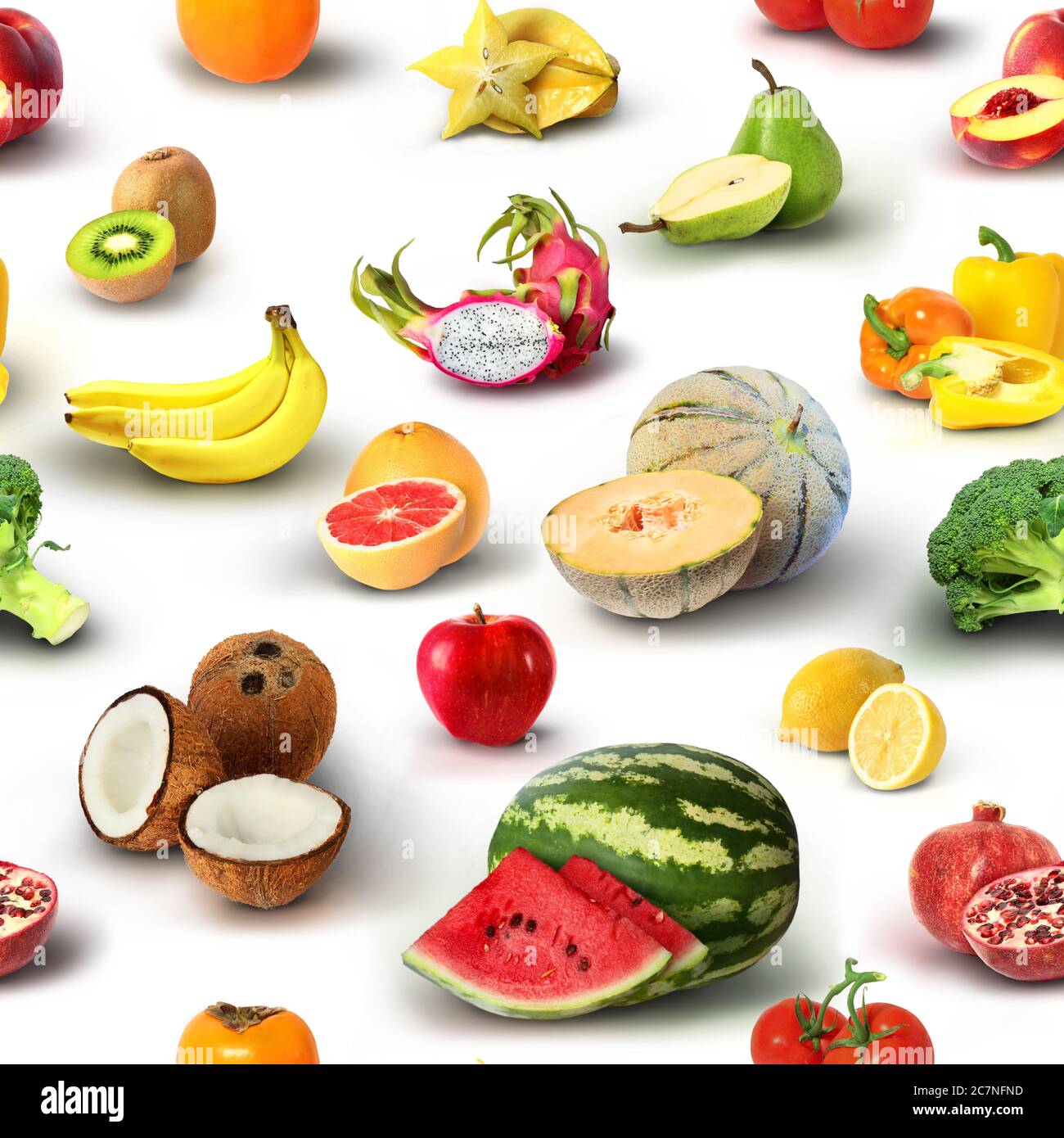 Seamless pattern of pear hi-res stock photography and images - Alamy