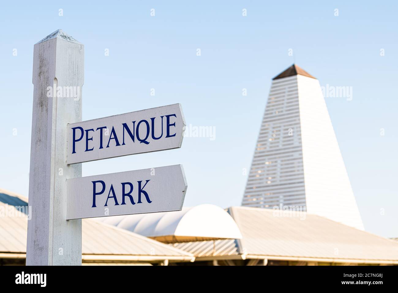 Petanque beach hi-res stock photography and images - Alamy