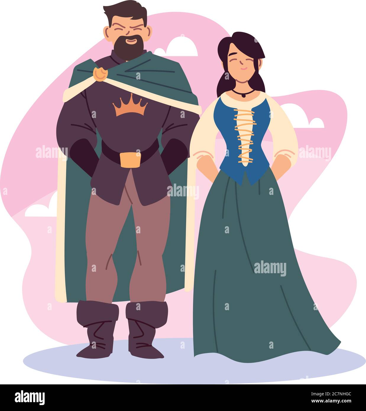 Medieval Prince And Princess